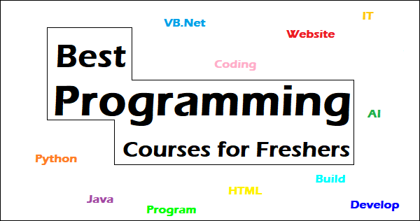 Top 5 Best Programming Courses For Freshers 2020