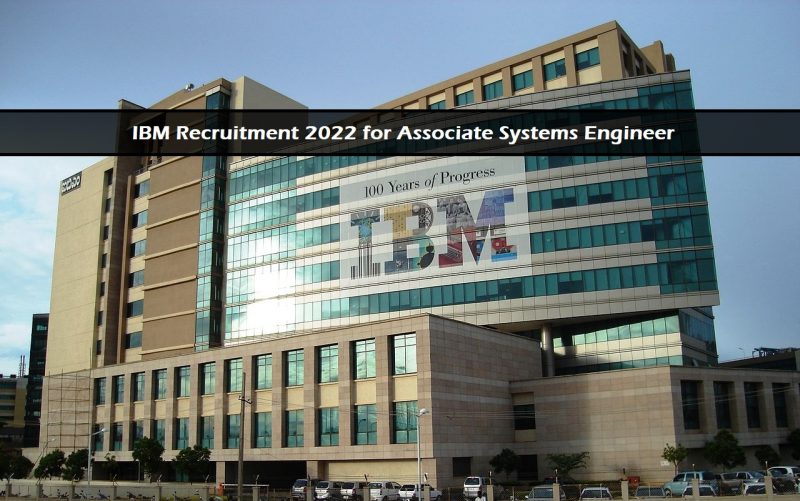 IBM Recruitment 2022 for Associate Systems Engineer | Freshers - KickCharm